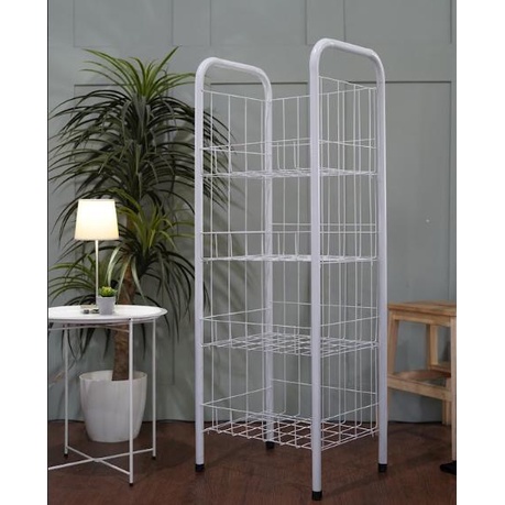 Jual RAK CHIKI 4 SUSUN CIKI - PUTIH - MODEL SIMPLE - RINGAN DAN MUDAH ...