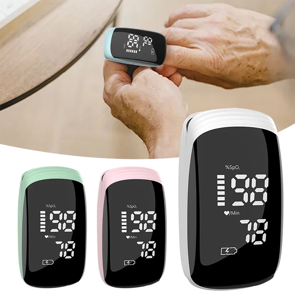 Jual New Medical Digital LED Heart Rate Recharge Finger Pulse Oximeter ...