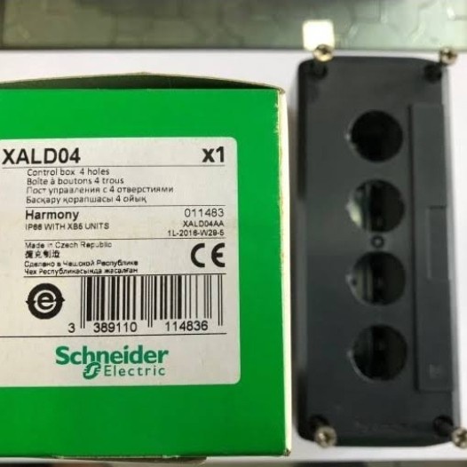 Jual Panel Kendali Kosong / Box Push Button 4 Lubang 22Mm Xald04 ...