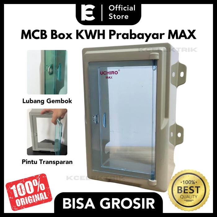 Jual MCB Box KWH Prabayar MAX / Ukuran lebih besar pelindung listrik ...