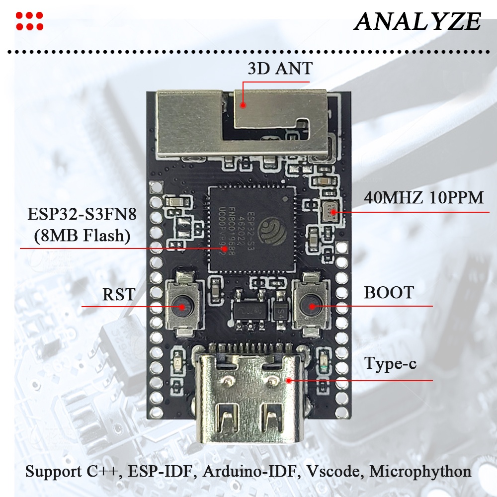 Jual BARU ESP32 S3 Development Board for Arduino 2.4G Wifi BT Module ...
