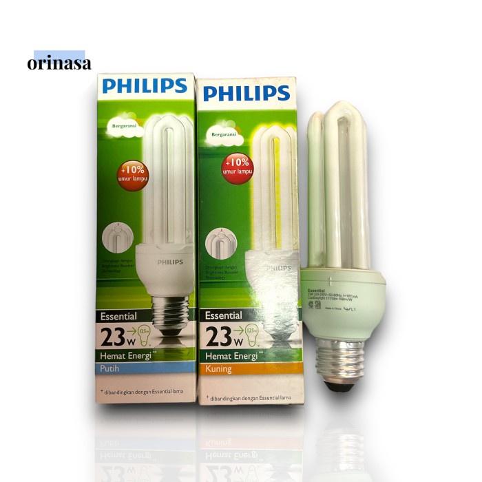 Jual Lampu Philips Essential 23W 23 Watt E27 Putih Kuning | Shopee ...