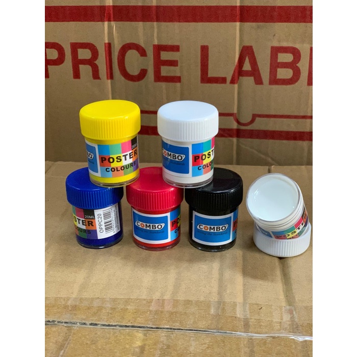 Jual {{{{}}] cat poster combo 20 ml satuan ( ada 5 warna dasar) besar ...
