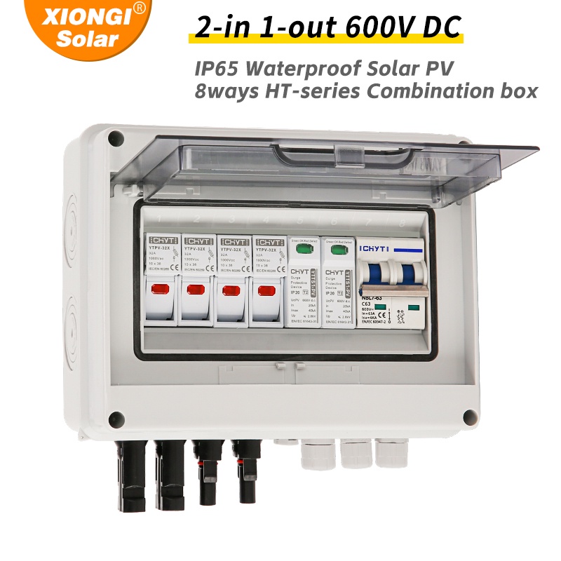 Jual Solar photovoltaic PV Combiner Box With Lightning Protection 2 ...