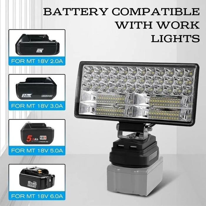 Jual TOP COD,KIRIM SEKARANG LAMPU LED PORTABLE LAMP BATERAI 21V 48VF ...