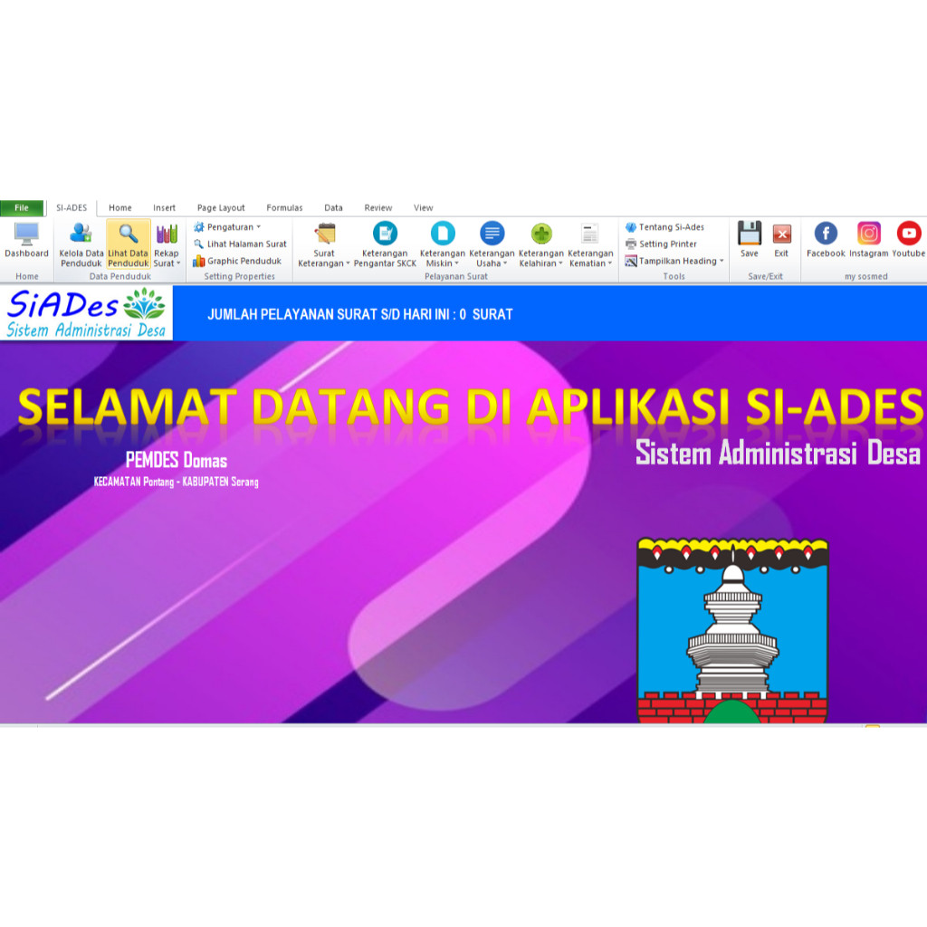 Jual Software Aplikasi Administrasi desa Berbasis Excel | Shopee Indonesia