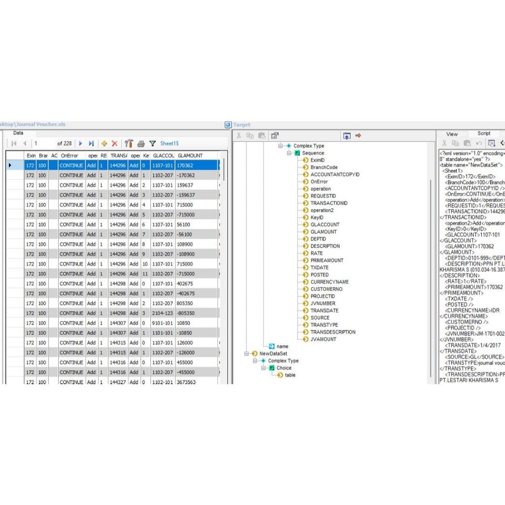 Jual APLIKASI SOFTWARE CONVERT XML to XSEL atau XSEL to XML (UNIVERSAL ...