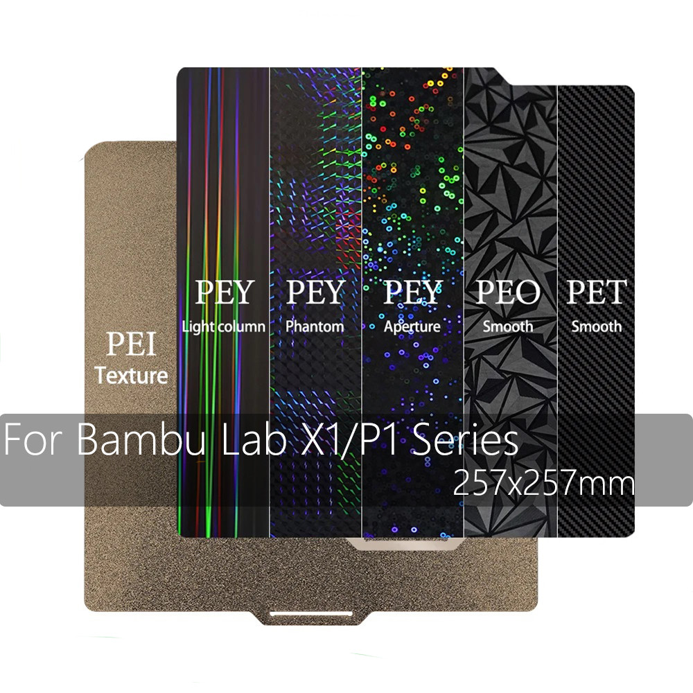 Jual New Bambulab Build Plate Spring Steel Sheet Pei Sheet 257x257 ...
