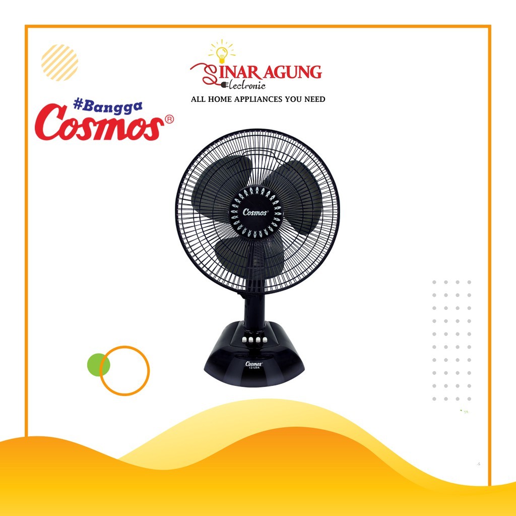 Jual KIPAS ANGIN COSMOS / DESK FAN 12 LDA /12 LDA [DESK FAN / 12 INCH ...