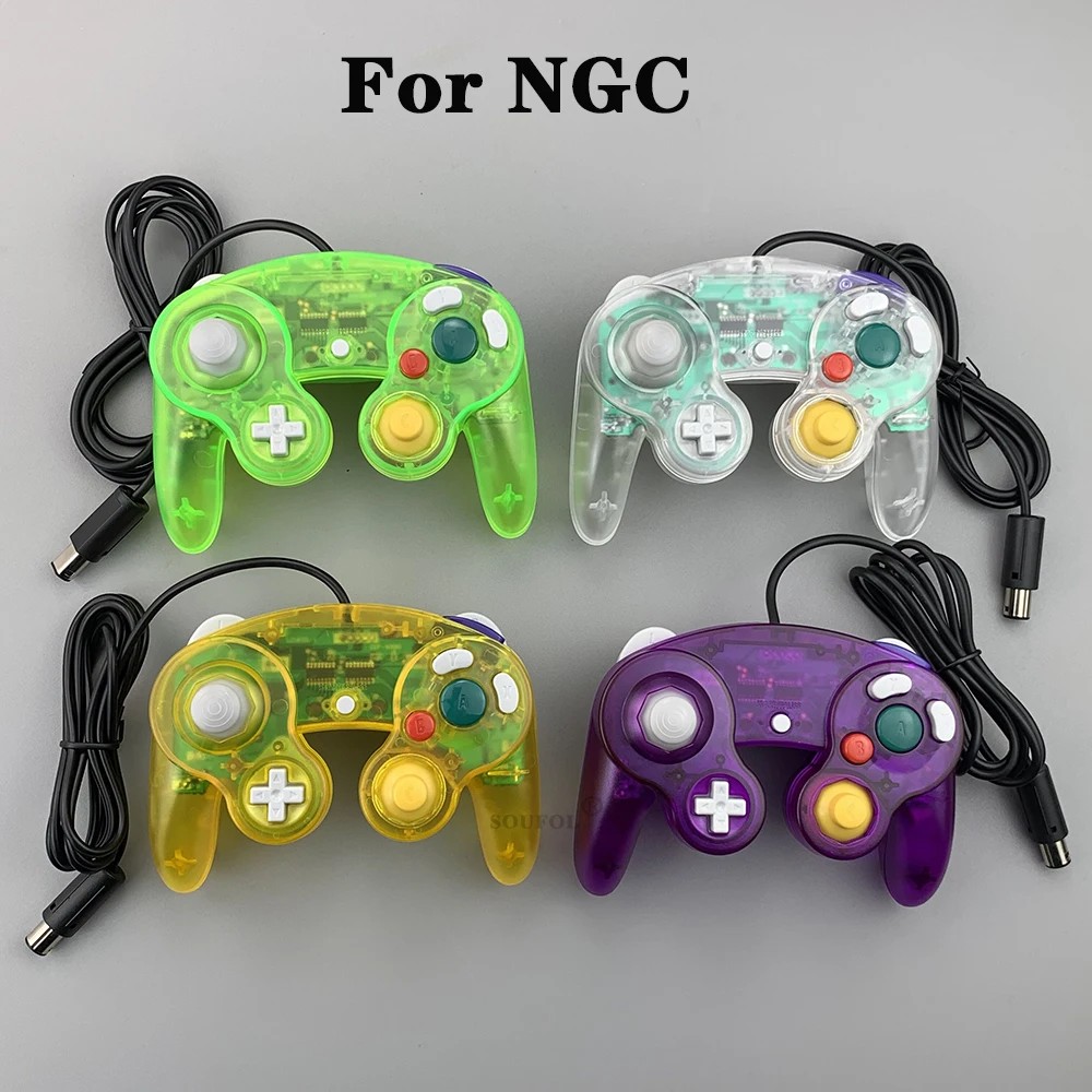 Jual New Replacement Transparent Game Controller Joystick Gamepad Wired ...