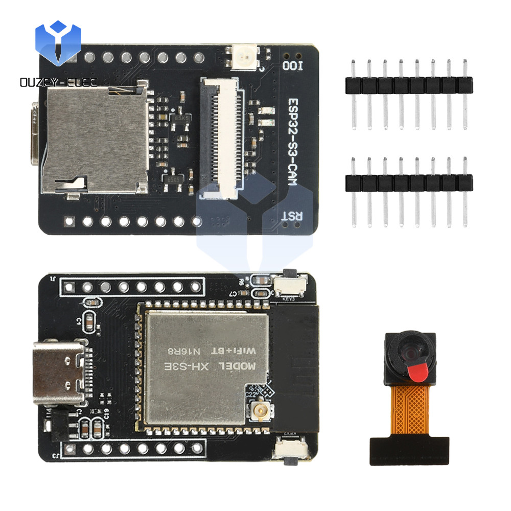 Jual ESP32-S3-CAM WIFI BT Development Board Onboard Ov2640 Camera Module N16R8 Version ...