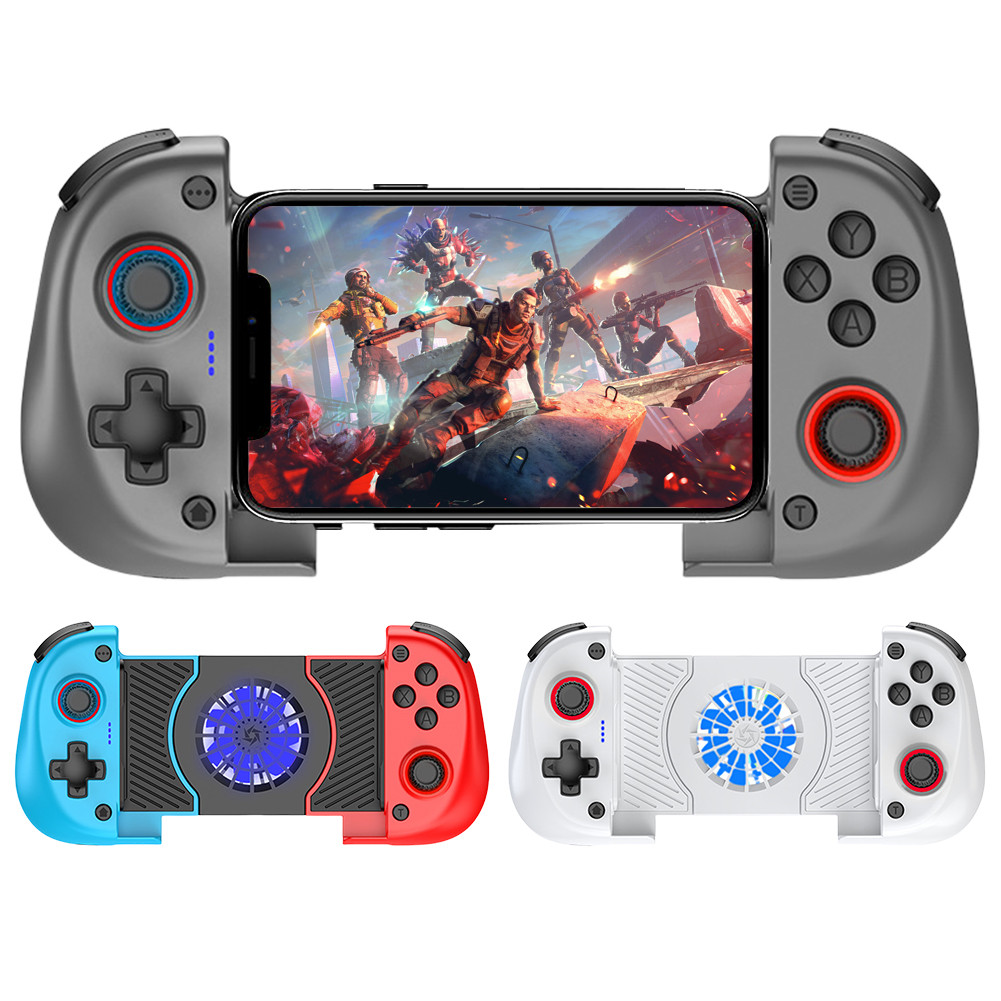 Jual X3 Gamepad Telescopic Game Controller with Cooling Fan Bluetooth ...