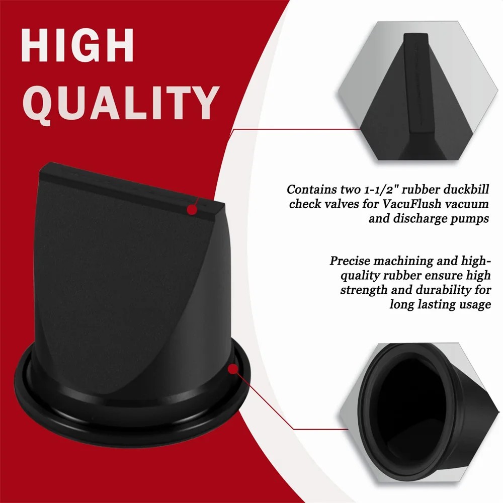 Jual NEW 2 Pack 4 Pack DB Valve 1-1/2 Inch Duckbill Valve Kit for ...