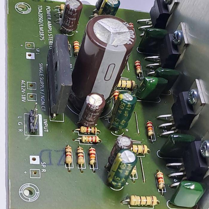 Jual Kit Power Ampli Stereo Btl Lm1875 Single Supply/Non Ct | Shopee ...