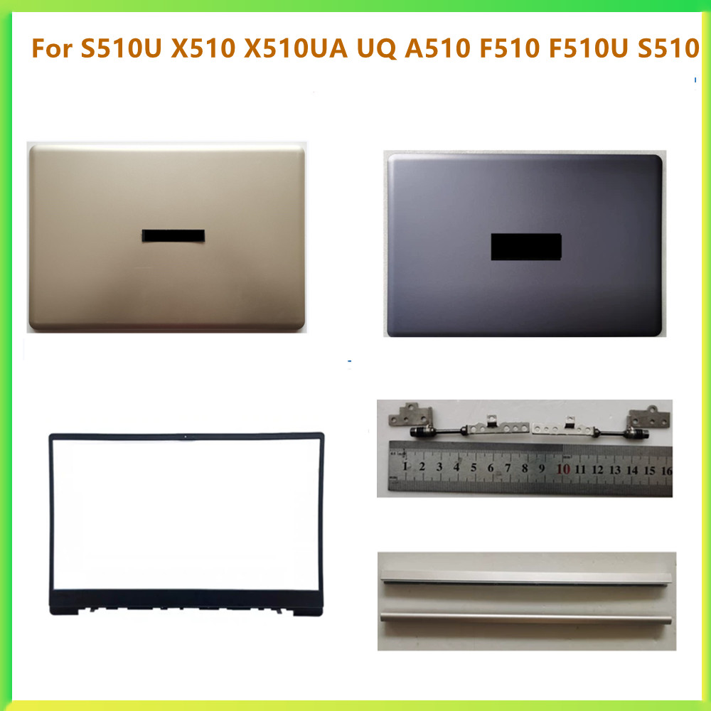 Jual New Laptop LCD Back Cover Case Topcase Bezel Front Frame Hinge Cap ...