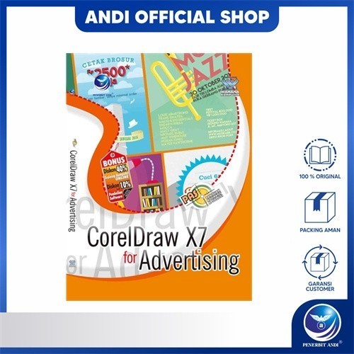 Jual Penerbit Andi - Buku Panduan Aplikasi Dan Solusi: CorelDraw X7 For Advertising | Shopee ...