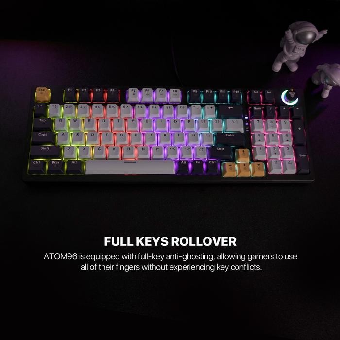 Jual Jaya - Fantech ATOM96 MK890 RGB Keyboard Gaming Mechanical Full Size | Shopee Indonesia