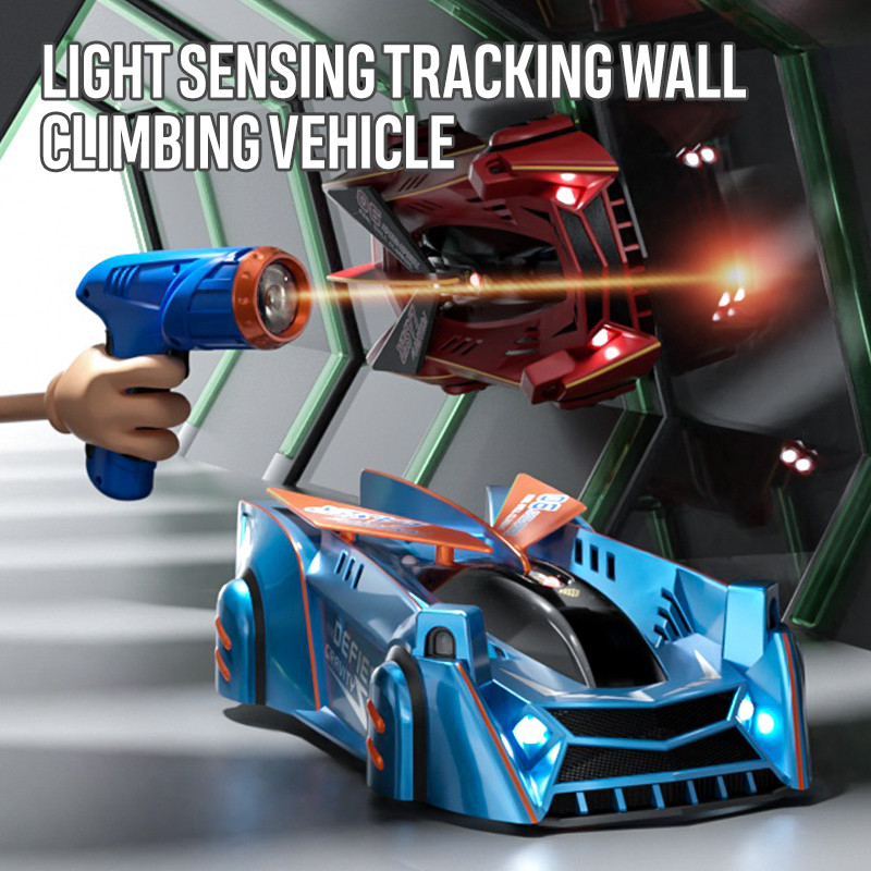 Jual Light Chasing Wall Climbing Car Infrared Sensor Remote Control Car ...