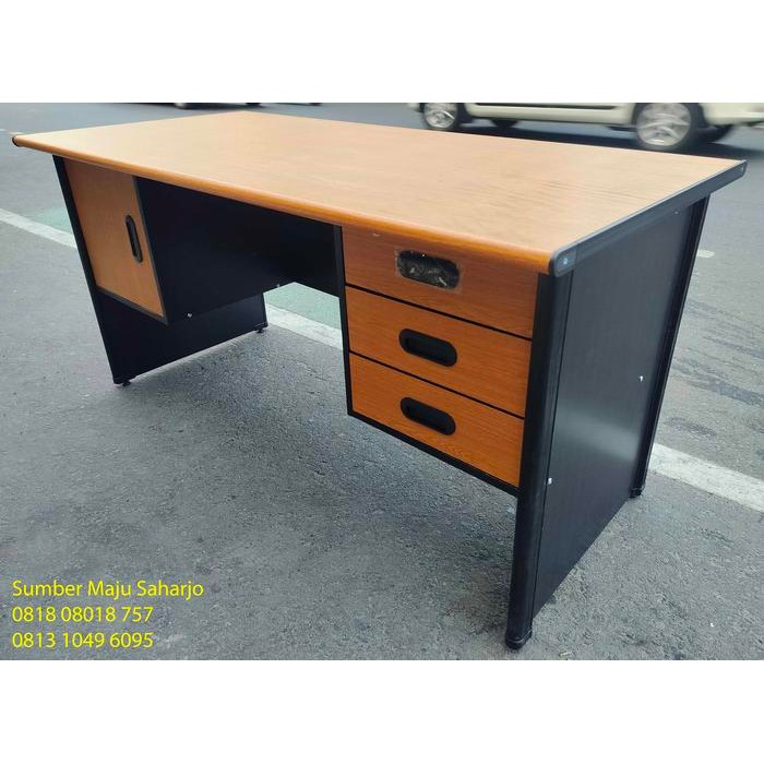 Jual Meja Kantor Meja Kerja Meja 1 Biro Uk. 150 x 70 x 75 cm SMS-List ...