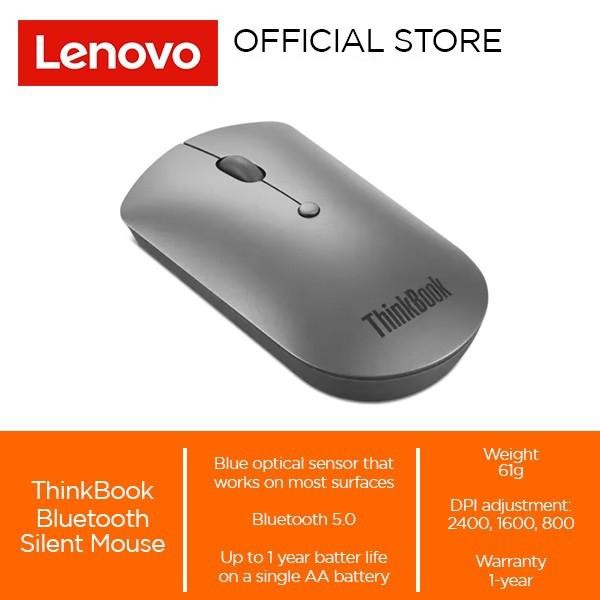 Jual Lenovo ThinkBook Bluetooth Silent Mouse | Shopee Indonesia
