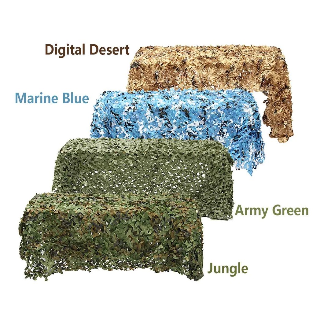 Jual 3mx2m /3mx4m Hunting Military Camouflage Nets Woodland Army Camo ...
