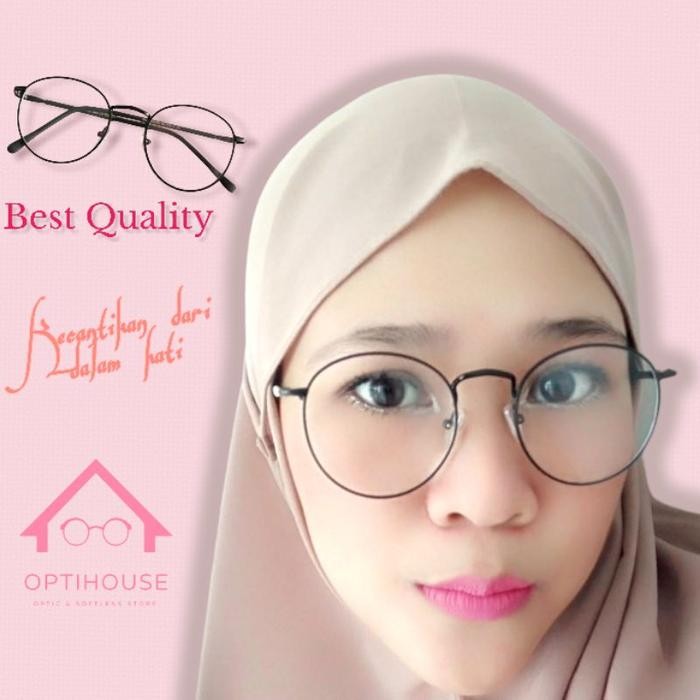 Jual Tamam.storee Frame kacamata bulat korean model Verla OPH 9765 ...