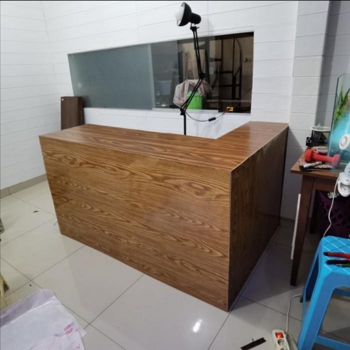 Jual Wallpaper / Stiker Meja Motif Serat Kayu / Stiker Kichen Set Dapur ...