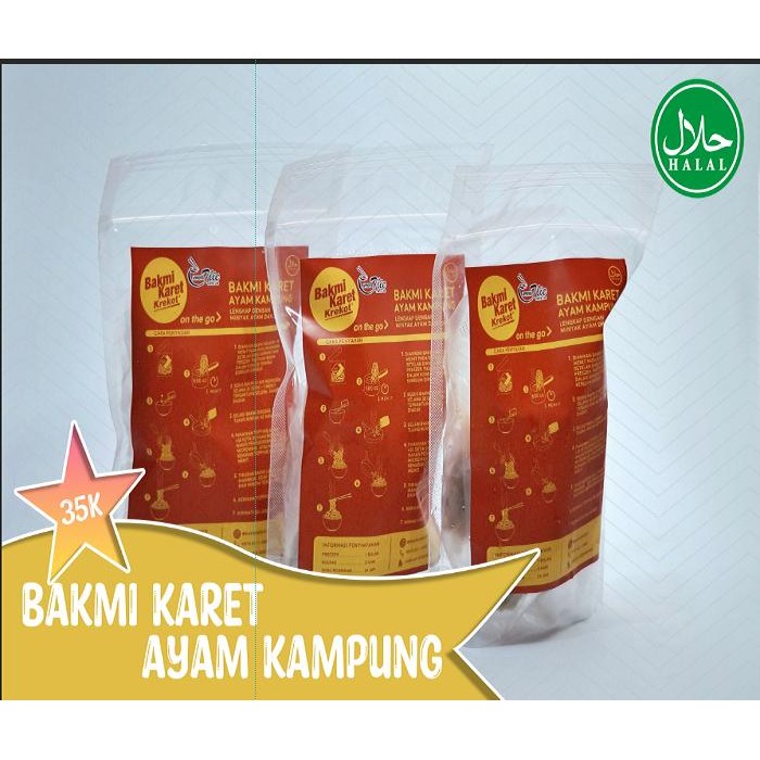 Jual SemuAReadyYaB0Zq- Paket 10 Bakmi Ayam Karet On The Go (Frozen) by Bakmi Karet Krekot ...