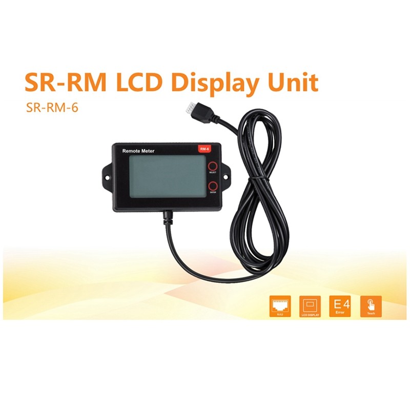 Jual RM-6 Remote Meter LCD Display For SRNE MC Series MPPT Solar ...