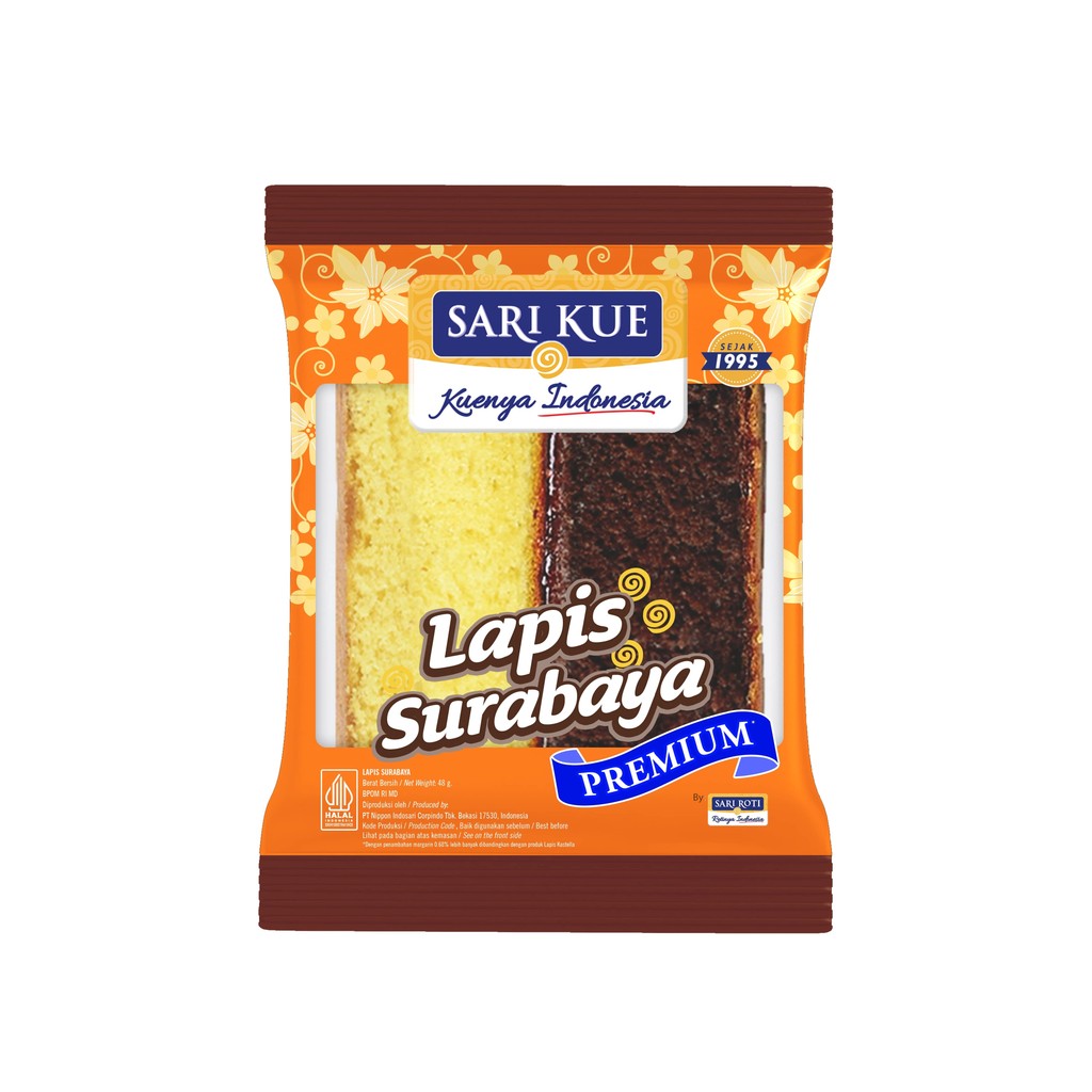 Jual Sari Roti Lapis Surabaya Premium Original 48 gram | Shopee Indonesia