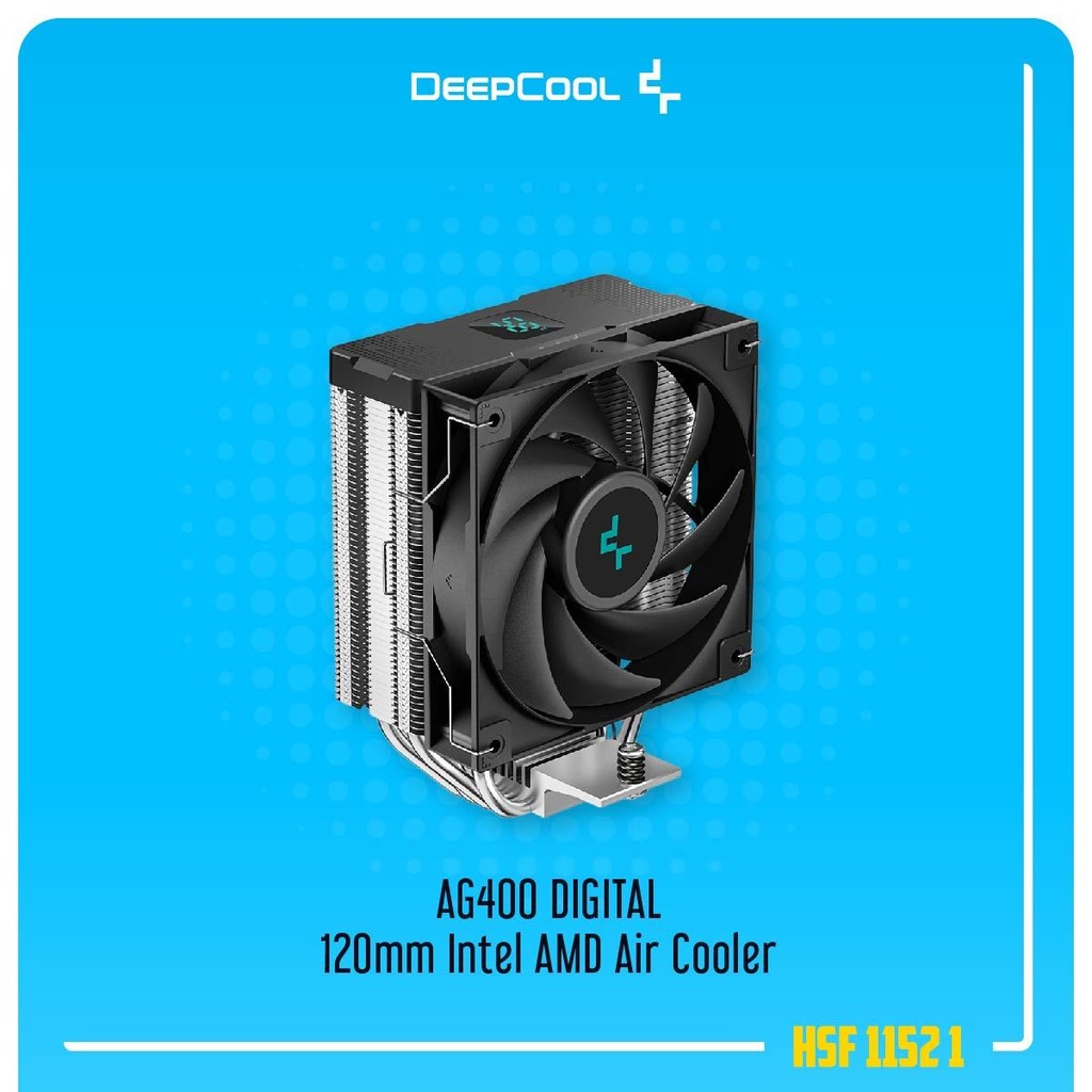 Jual DeepCool AG400 DIGITAL 120mm Hydro Bearing Intel AMD Heatsink CPU ...