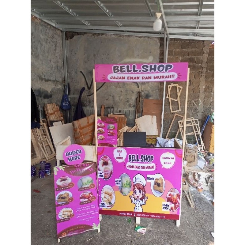 Jual Booth portable/meja lipat/booth lipat/gerobak portable/gerobak ...