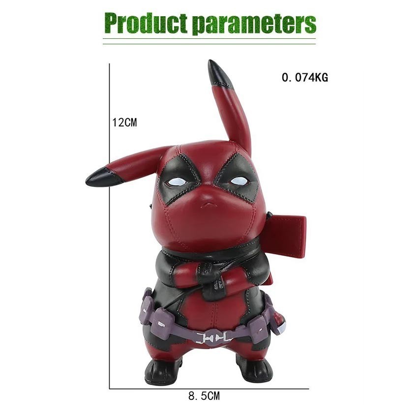 Jual Figur Mini Pikachu x Deadpool x Roronoa Zoro x Bepo COS Pokemon Action Figure Pajangan ...
