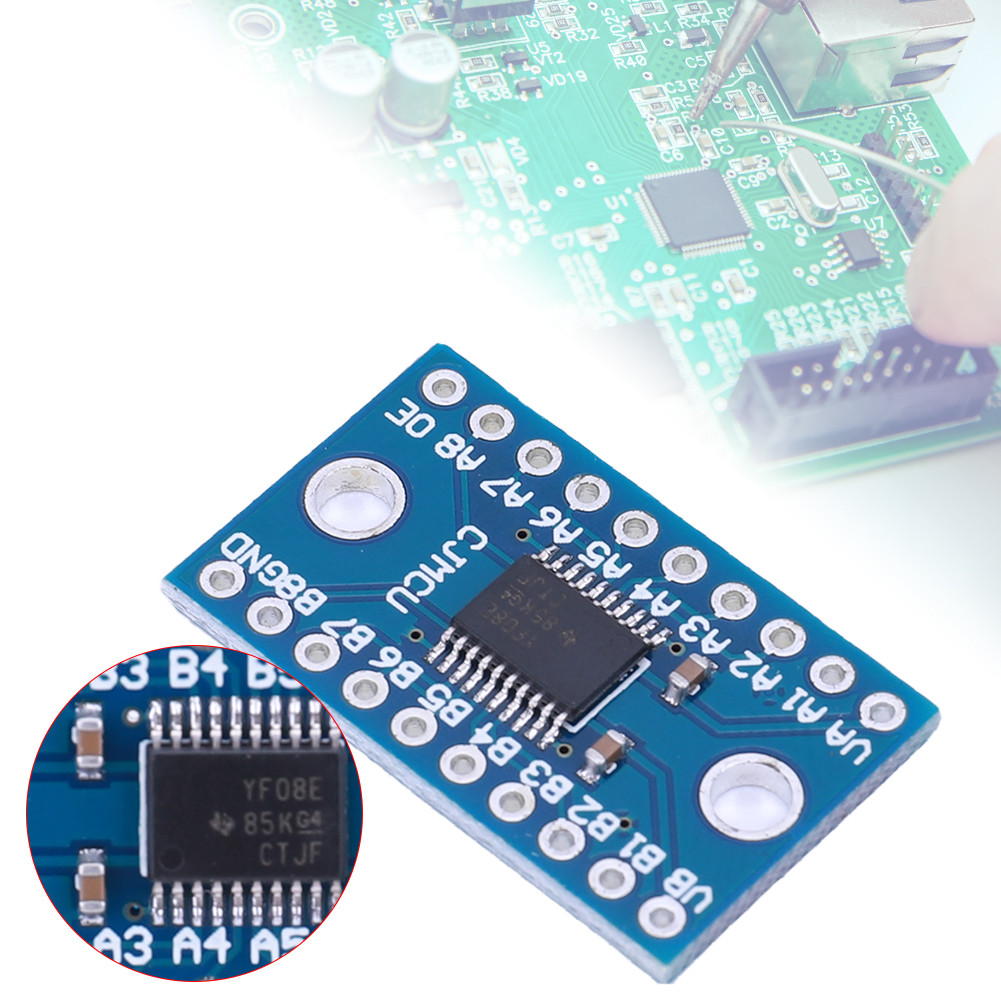 Jual TXS0108E Logic Level Conversion Module 3.3V 5V 8 Channel High ...