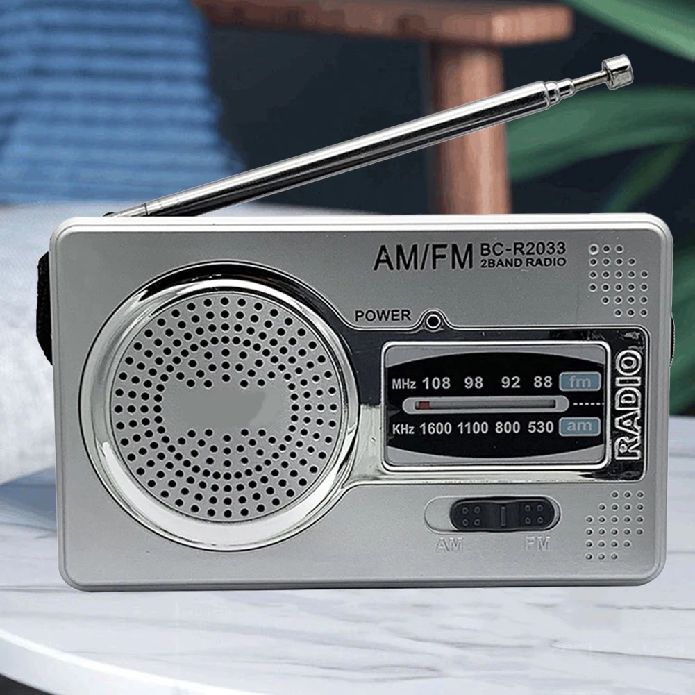 Jual AM FM Mini Radio AM/FM Dual Band Portable Pocket Radios With Loud ...