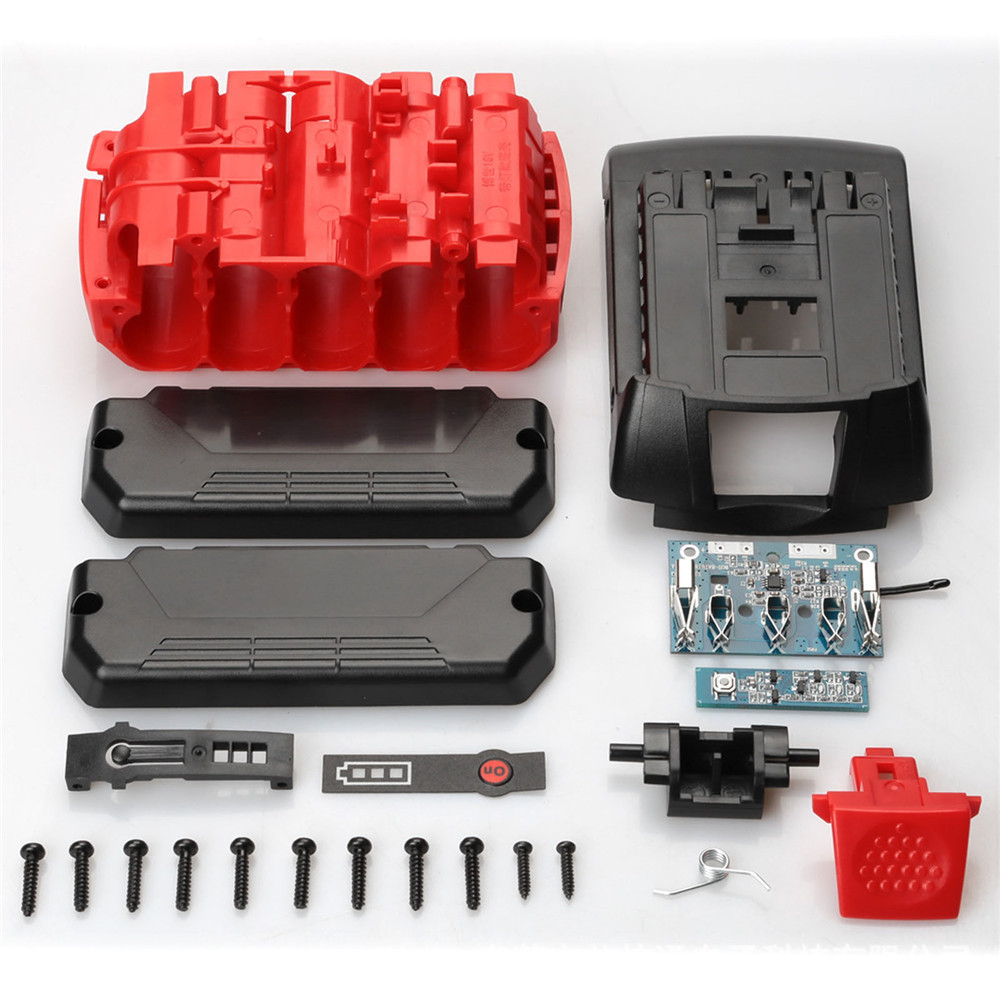 Jual Battery Housing Case Cover Kit Li-ion Battery Case PCB Circuit ...