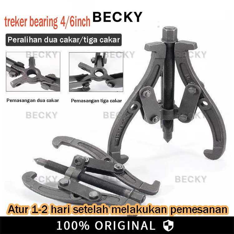 Jual BECKY Treker 3 Kaki 3/4/6/8/10 Inch - r Puller 3 Jaw Tracker ...
