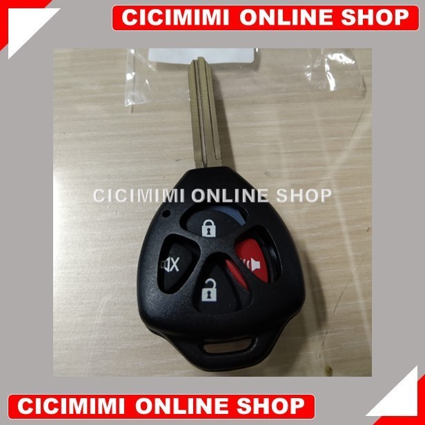 Jual (Expert) Casing Kunci Remote Alarm Toyota Innova Old Lama 4 tombol ...