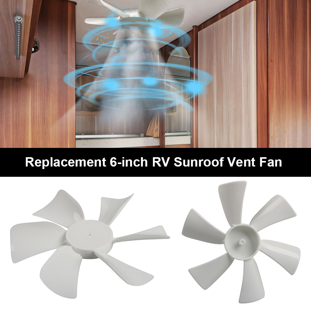 Jual Replacement Vent Fan Blades 6 Blades RV Bathroom Vent Fan Motor ...