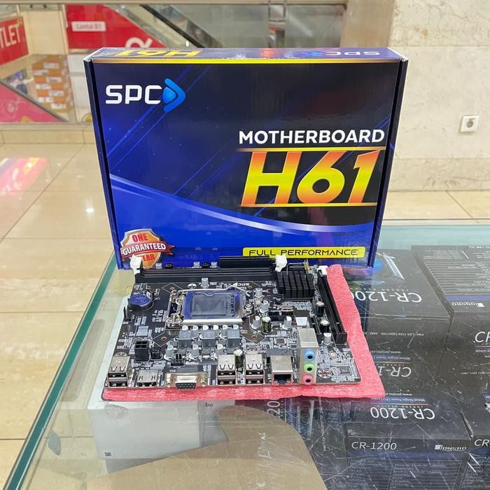 Jual MOTHERBOARD SPC H61 LGA 1155 BEST SELLER | Shopee Indonesia