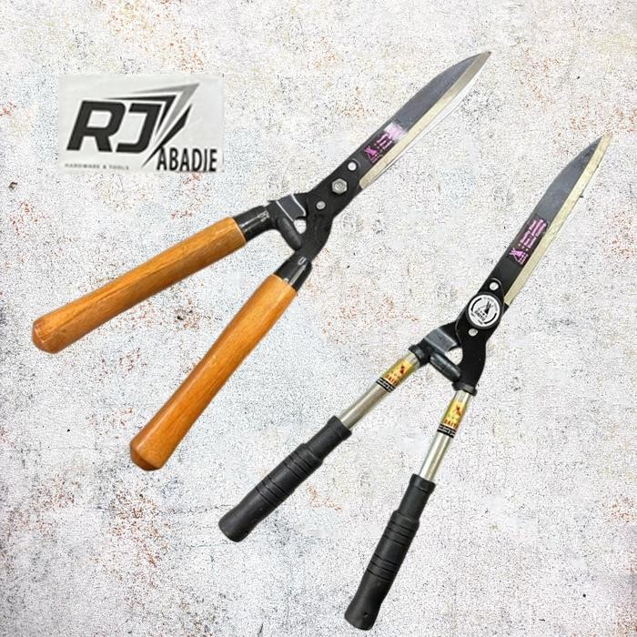 Jual Gunting Pagar Rumput Gagang Besi Kayu Daiyu 21 Inch | Shopee Indonesia