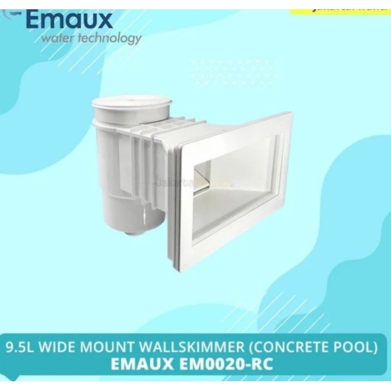 Jual SKIMMER BOX EMAUX EM0020 RC wide mouth wall skimmer 1.5 inch ...