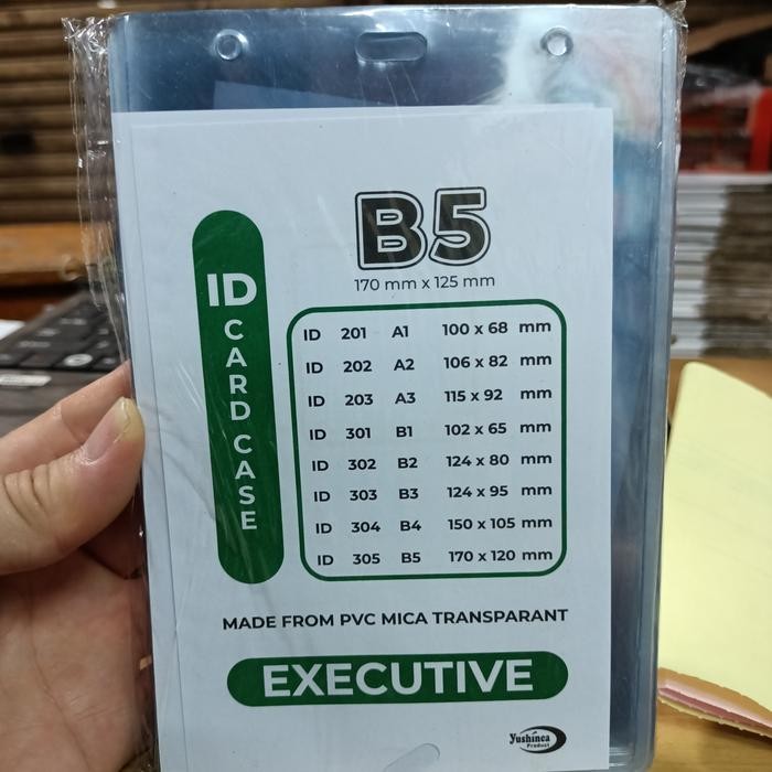 Jual TERBARU! Plastik ID Card ukuran B5 (170 x 120 mm) | Shopee Indonesia