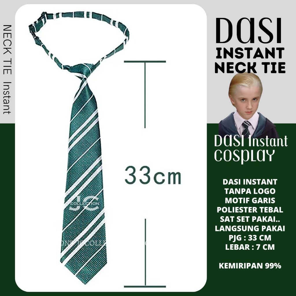Jual Beaded Bloom Dasi Instant Neck Tie Jccollections / Dasi Cosplay ...