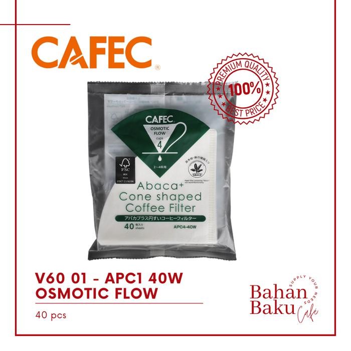 Jual Paper Filter V60 Abaca Apc1-40/100W Abaca Osmotic Flow | Shopee ...