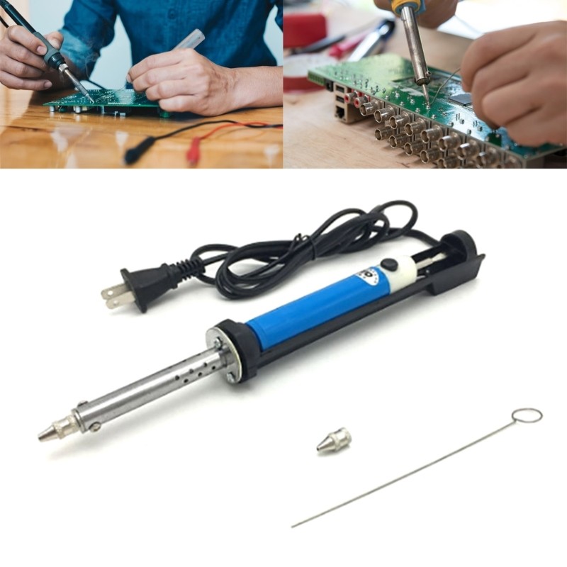 Jual Electric Tin Suction Sucker Pen Soldering Iron Set Pcb Solder ...