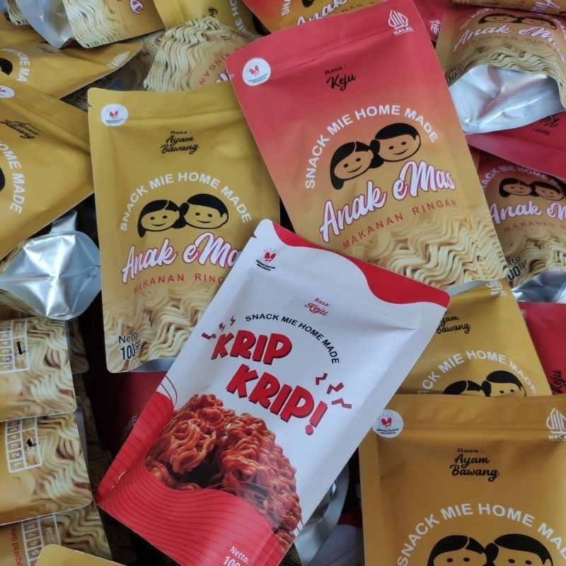 Jual Sega Tungtung Mie Mas Anak Mas Anak Emas Krip-Krip Mie Mas 100Gr ...