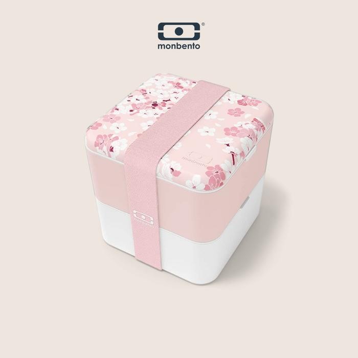 Jual Monbento Lunch Box Square - Sakura Pink | Shopee Indonesia