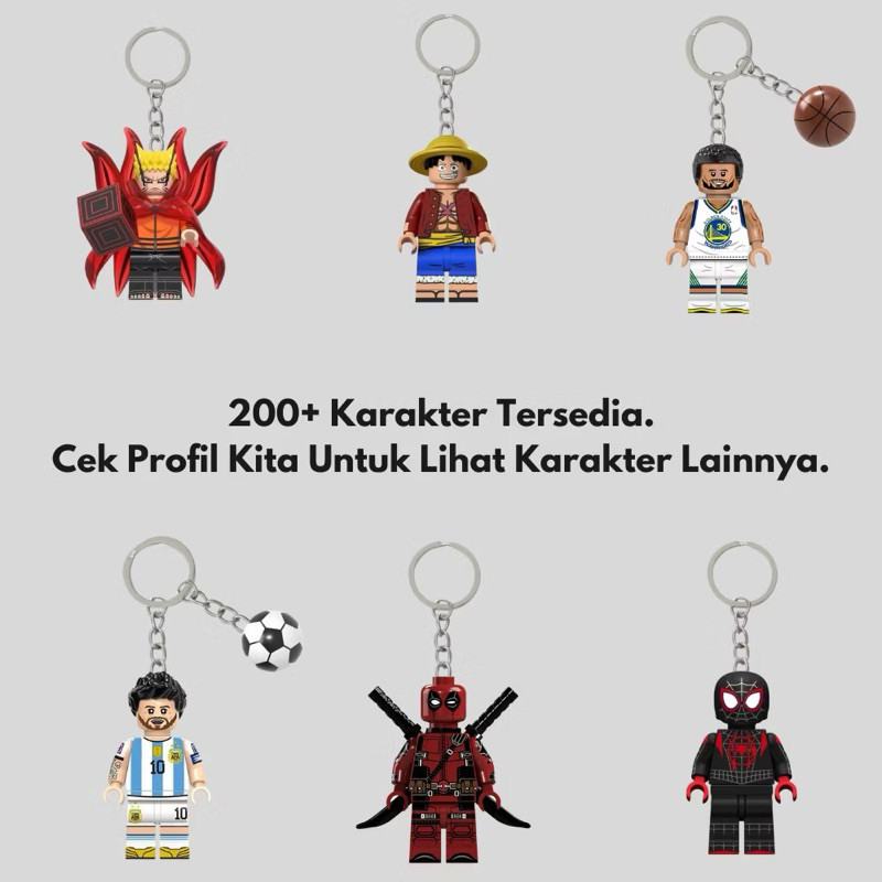 Jual Flowpartt Cristiano Ronaldo Lego Keychain Gantungan Kunci Lego ...