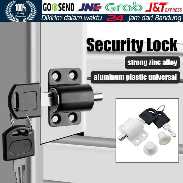 Jual Kunci Jendela Geser Aluminium Sliding Window Door Lock Pengaman ...